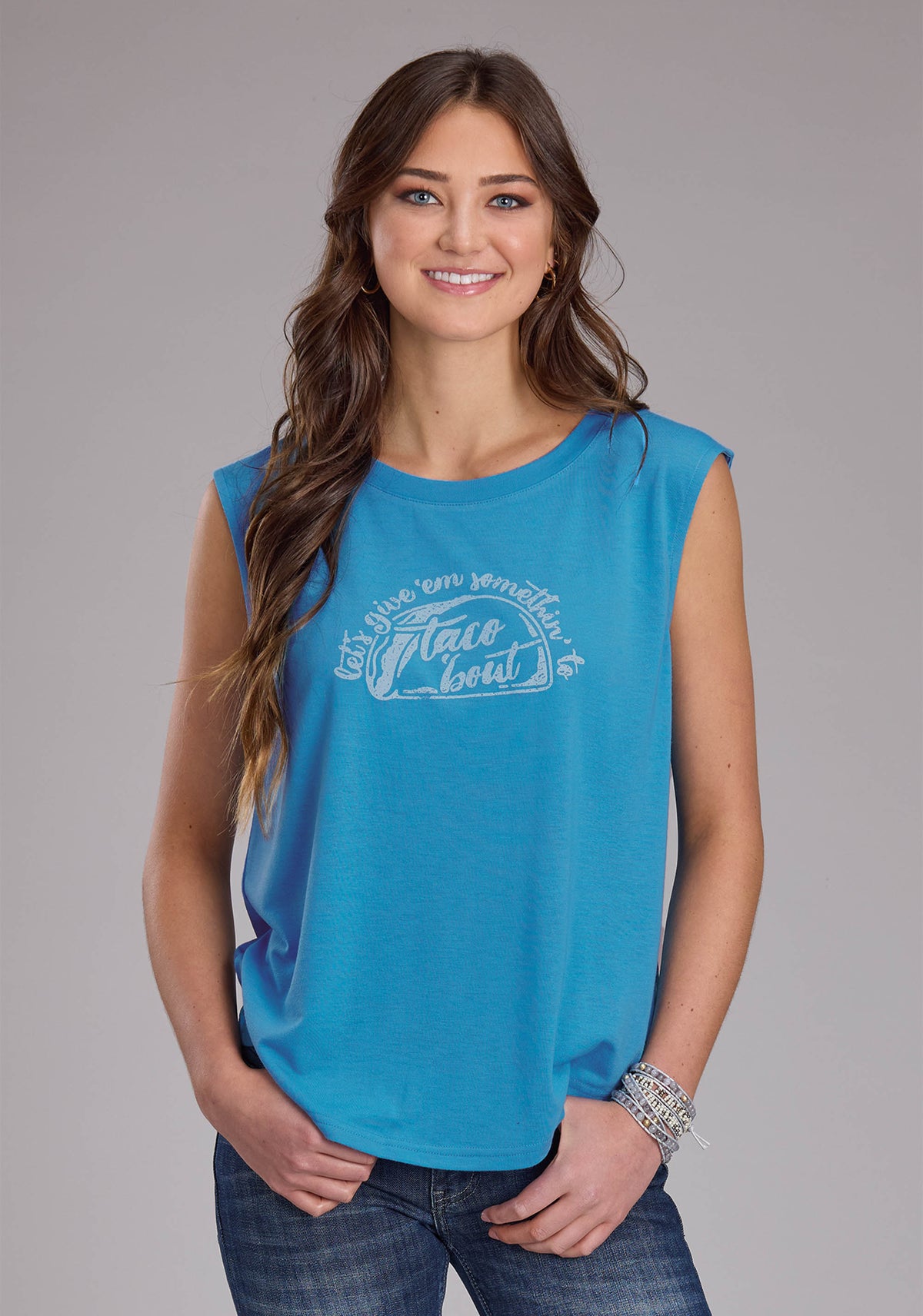 Women's Roper Sleeveless Jersey Tee — Way Out West Trading Co