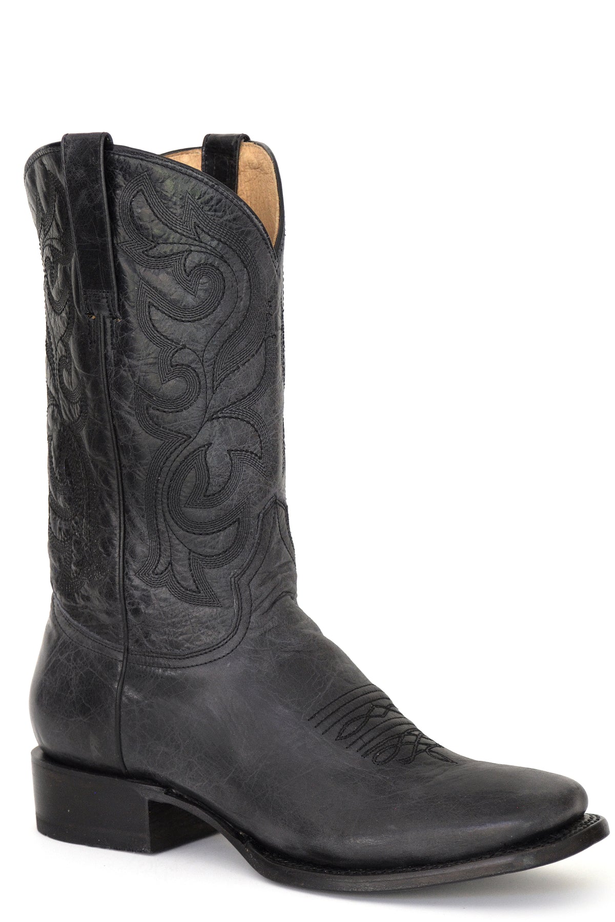 Women's Roper Marbled Black Square Toe Boot — Way Out West Trading Co