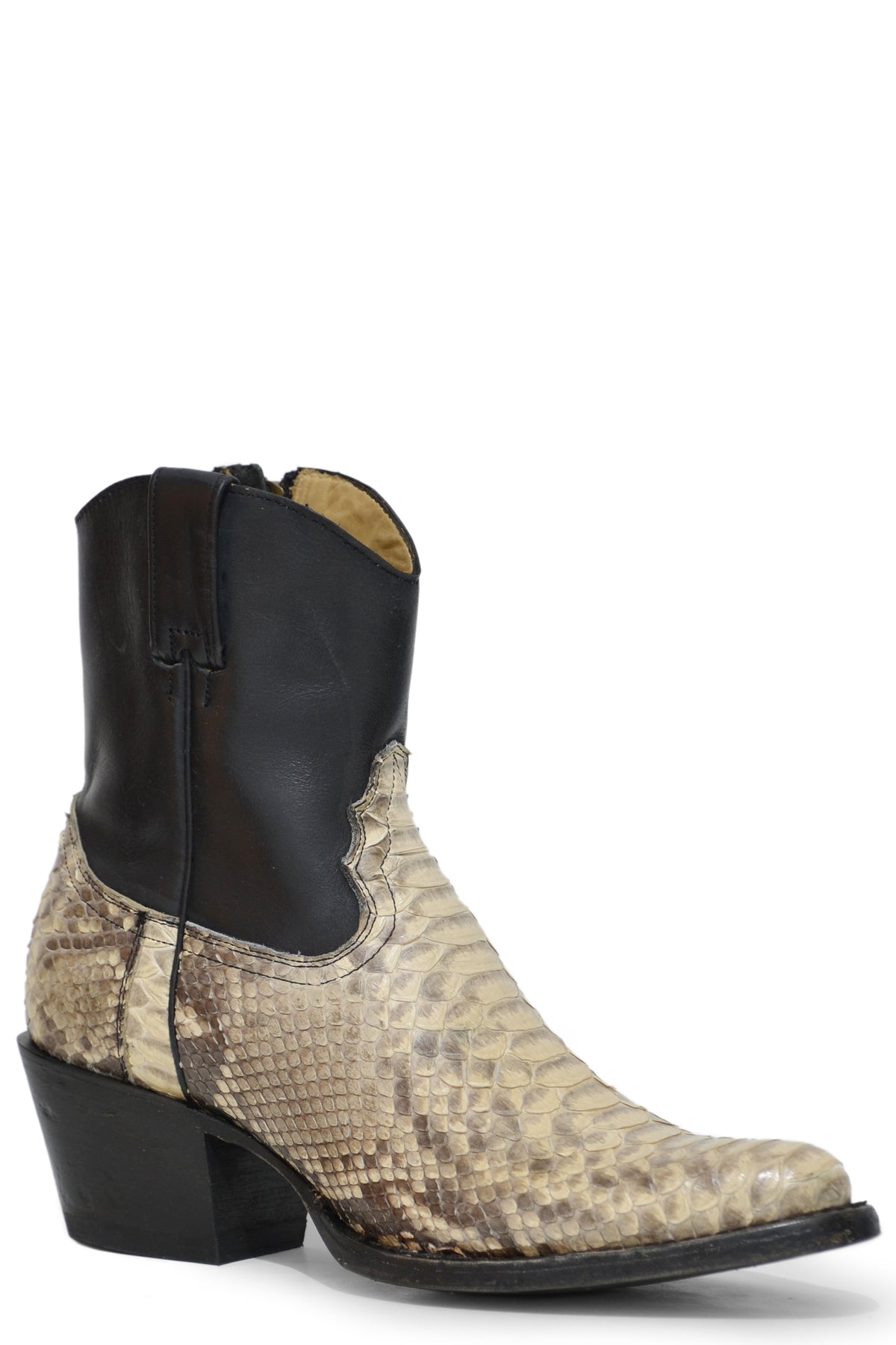 Women's Roper Natural Python Bootie w/ 7" Shaft — Way Out West Trading Co