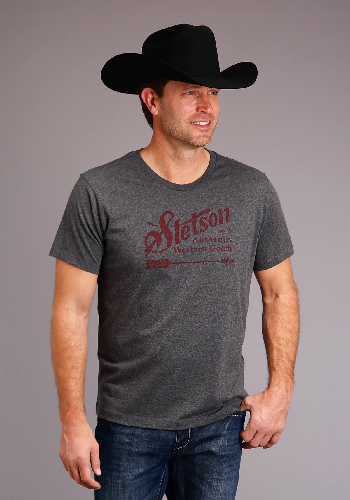 STETSON SHORT SLEEVE T-SHIRT — Way Out West Trading Co